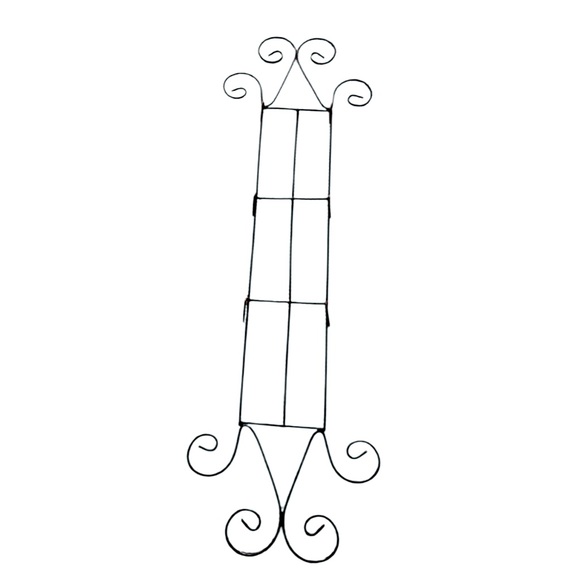 Vintage | Wall Decor | Vintage Wrought Iron Wall Plate Display Rack For ...
